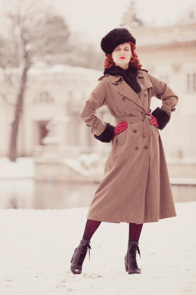 How to Dress Vintage When It's Cold - It's Beyond My Control