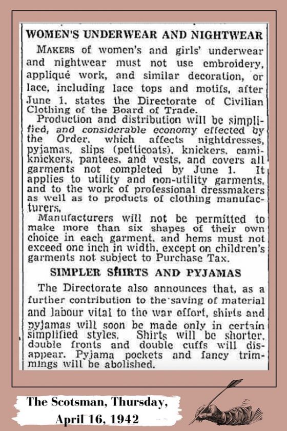 A Brief History of CC41-The Utility Clothing Scheme - It's Beyond My ...