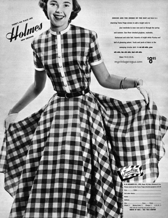 How to Wear Gingham Vintage Style - It's Beyond My Control