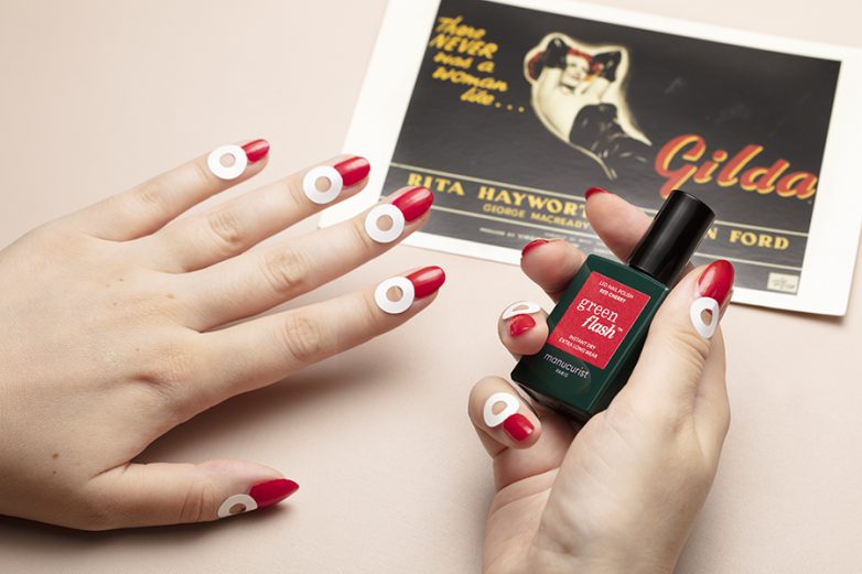 How to Do a Half Moon Manicure-The Vintage Nail Art - It's Beyond My ...