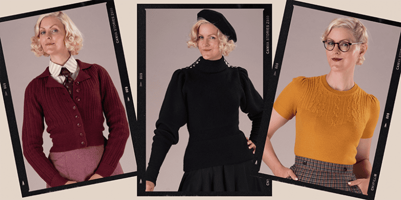 Best Vintage-Inspired Sweaters and Cardigans - It's Beyond My Control